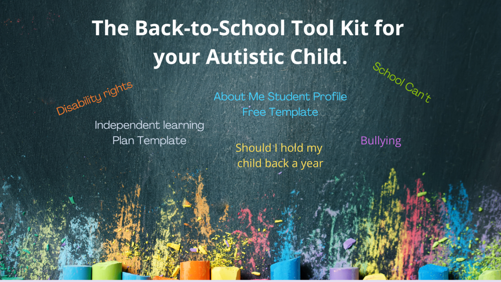 The Back-to-School Tool Kit for your Autistic Child. - Living on The ...